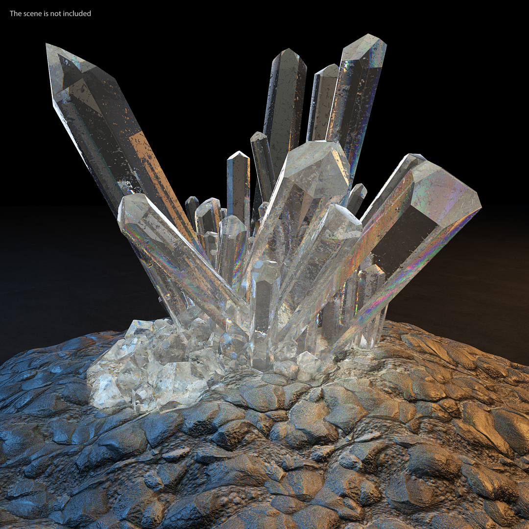 3D mineral quartz - TurboSquid 1454739