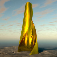 3D truncated twisted pyramid model - TurboSquid 1515760