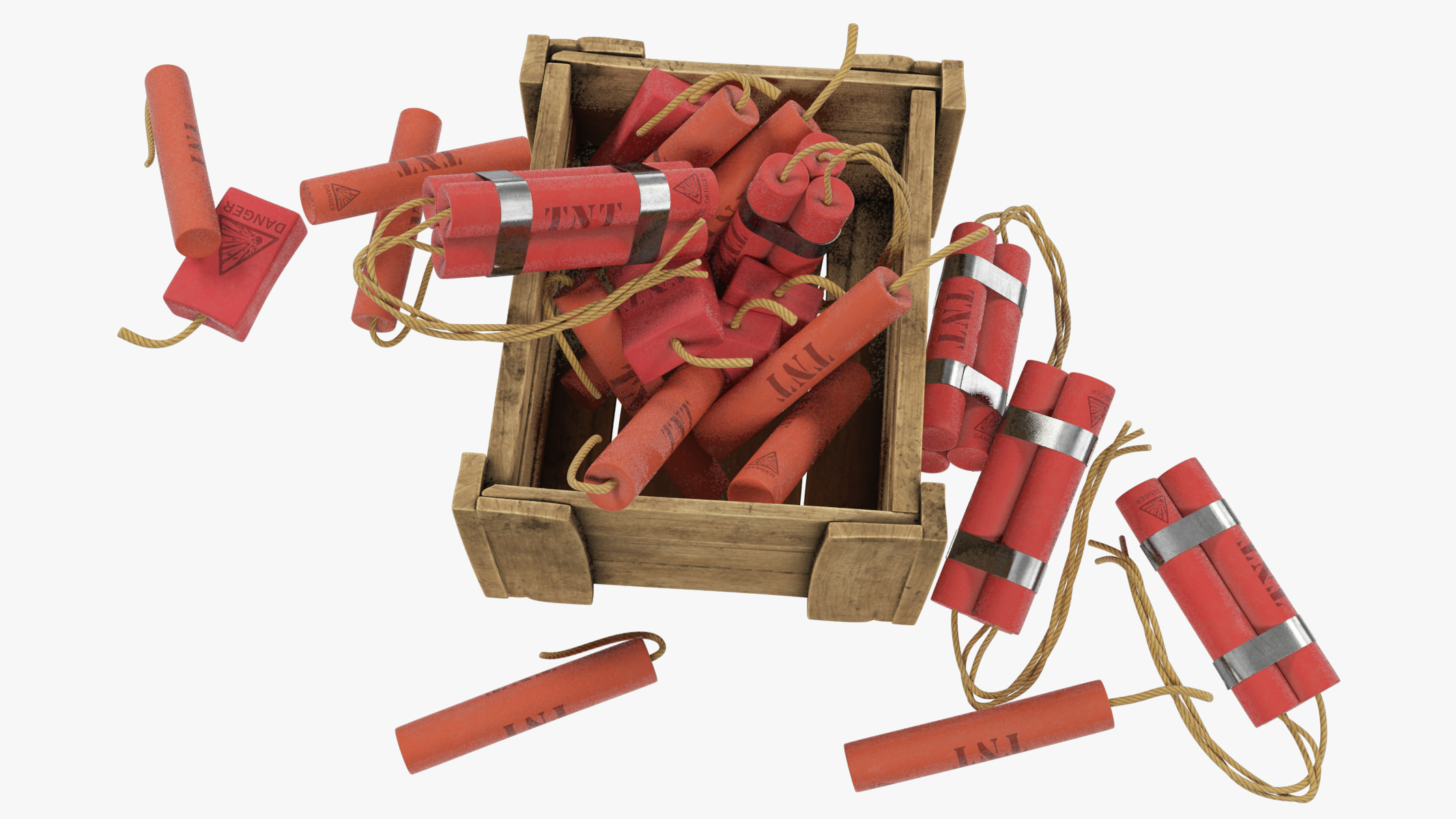 3D tnt box v2 model - TurboSquid 1454438