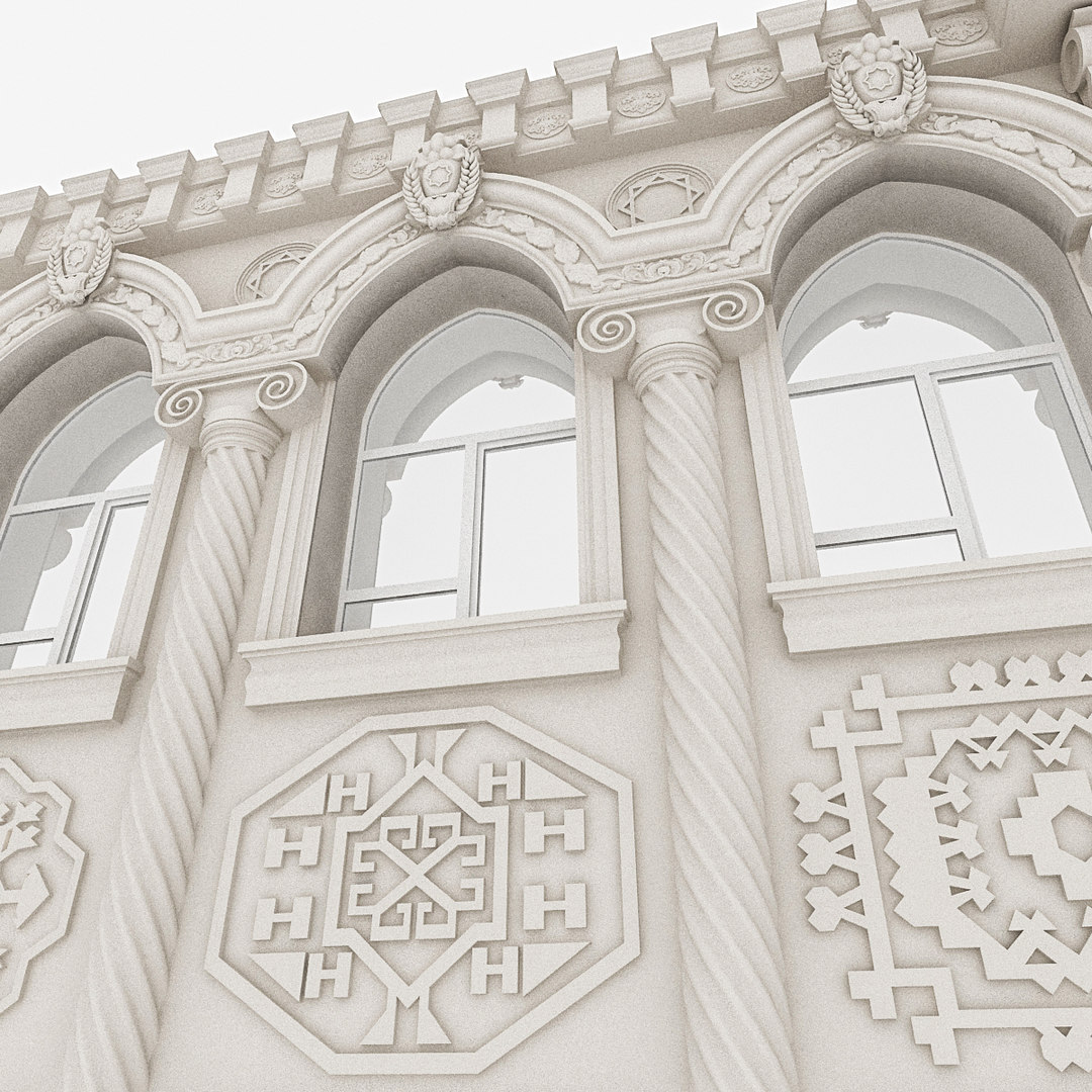 3D classic building window model - TurboSquid 1454165