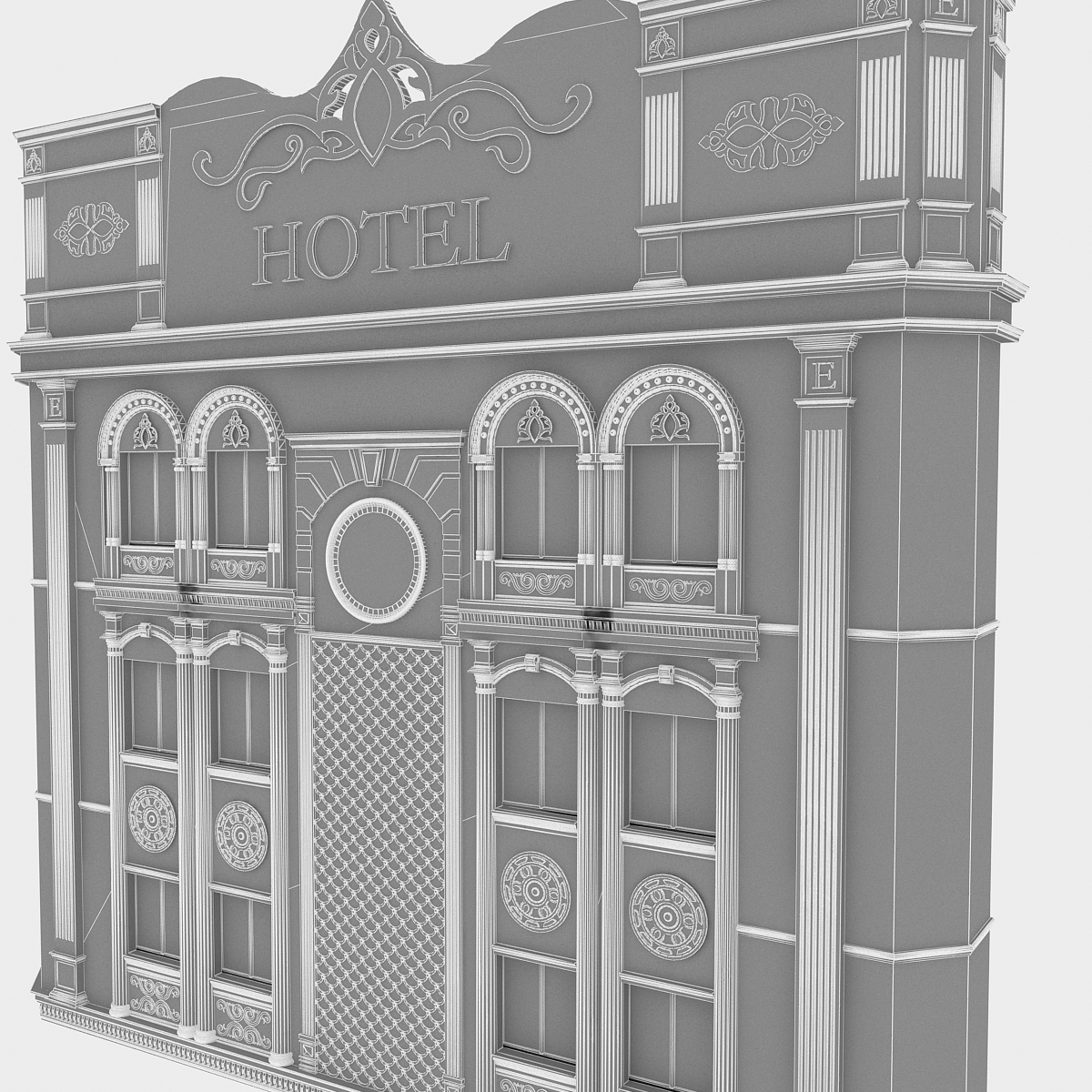 modèle 3D de Hôtel classique - TurboSquid 1454222