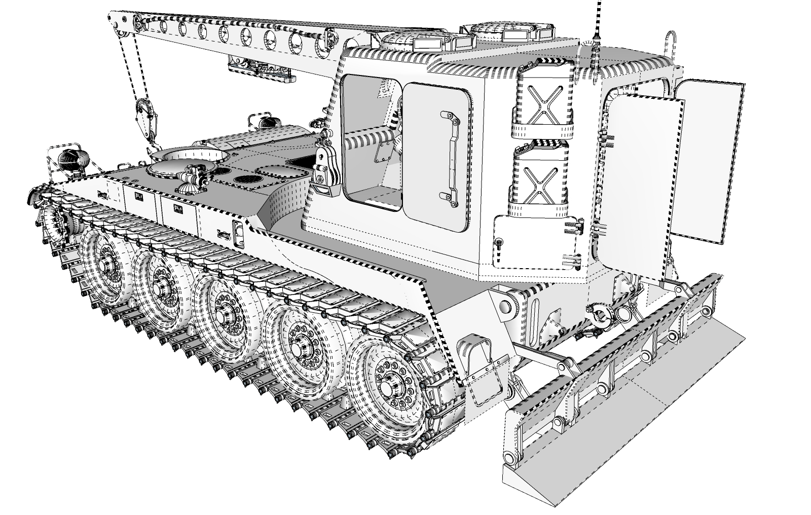 M578 light recovery vehicle 3D model - TurboSquid 1450768