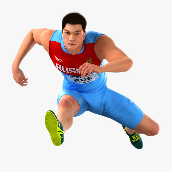 3D runner animations running - TurboSquid 1454423