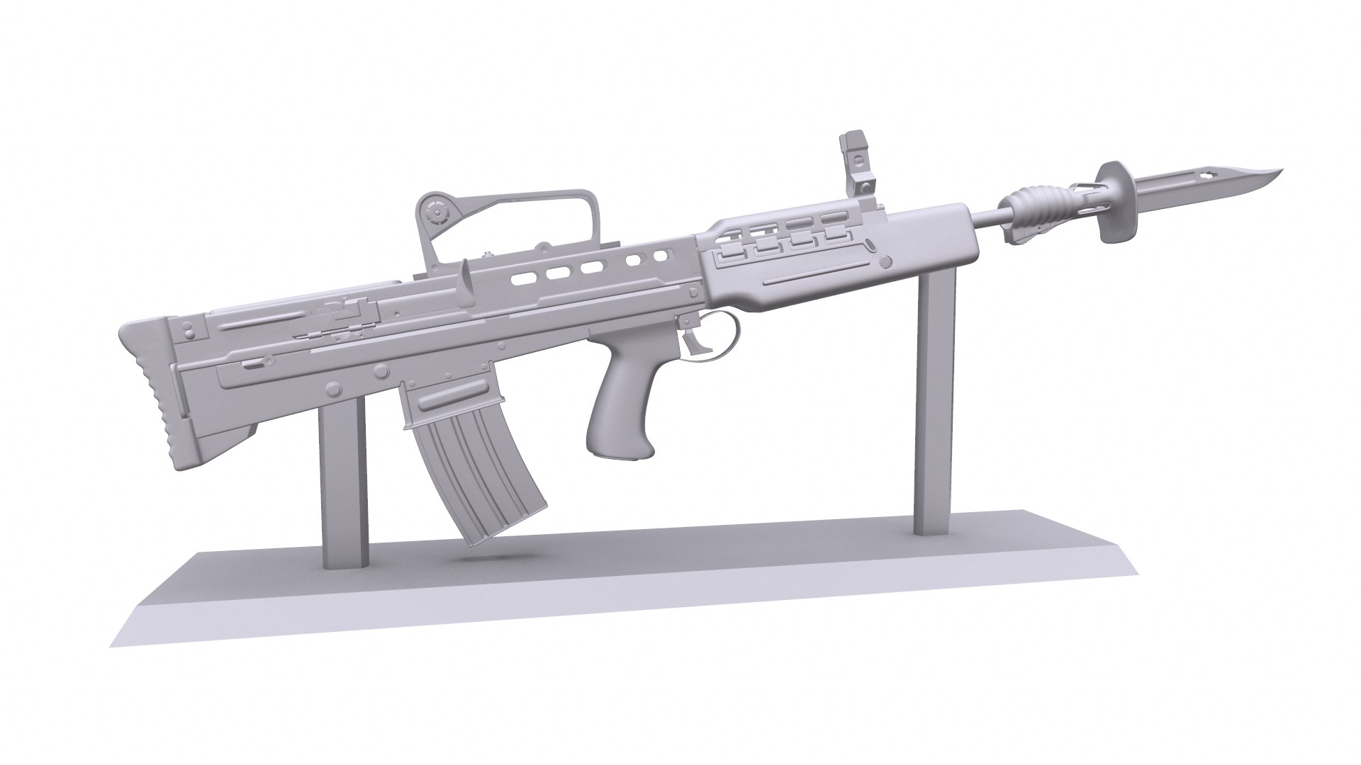 3D model print l85a2 british assault rifle - TurboSquid 1454630