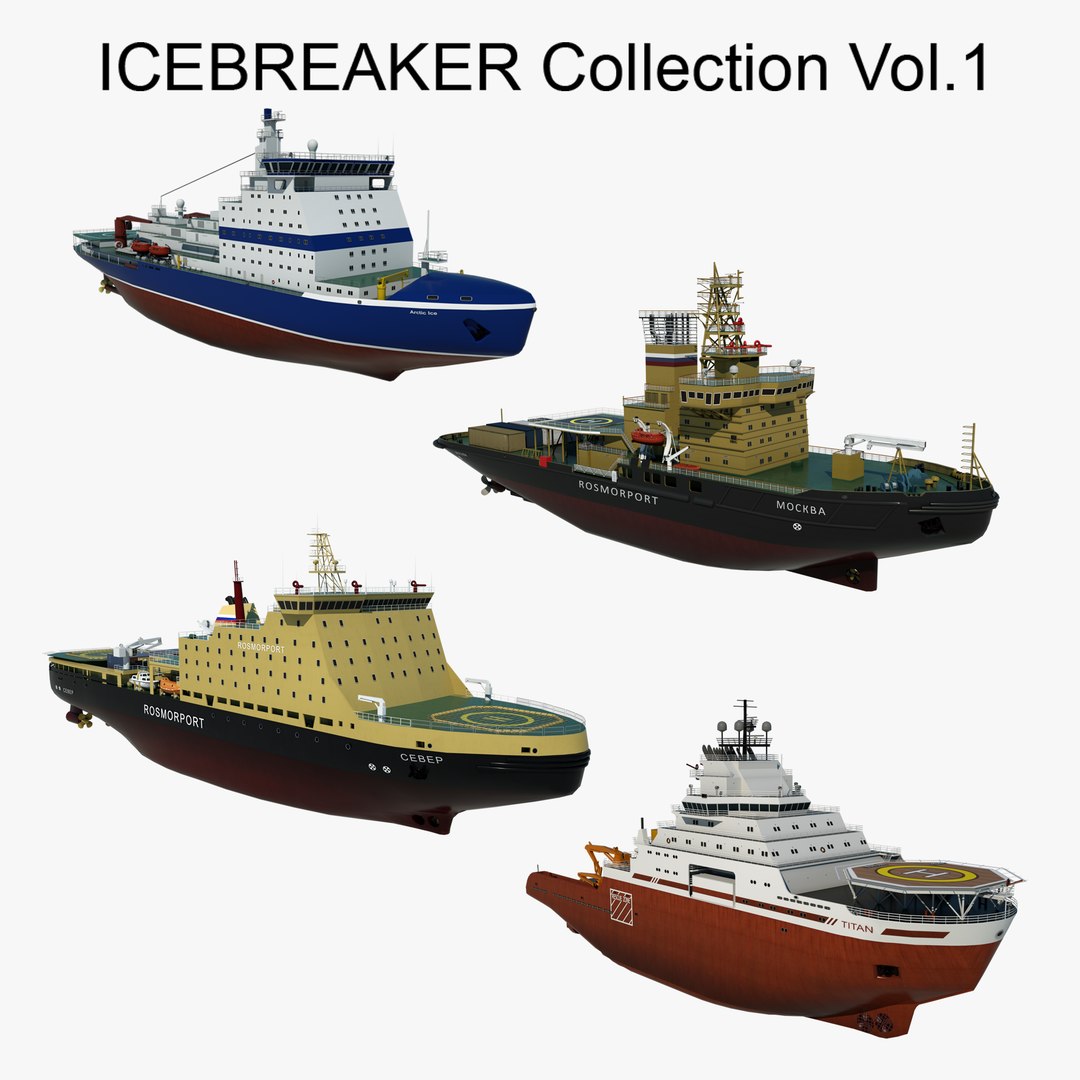 Icebreakers ship 3D model - TurboSquid 1454850