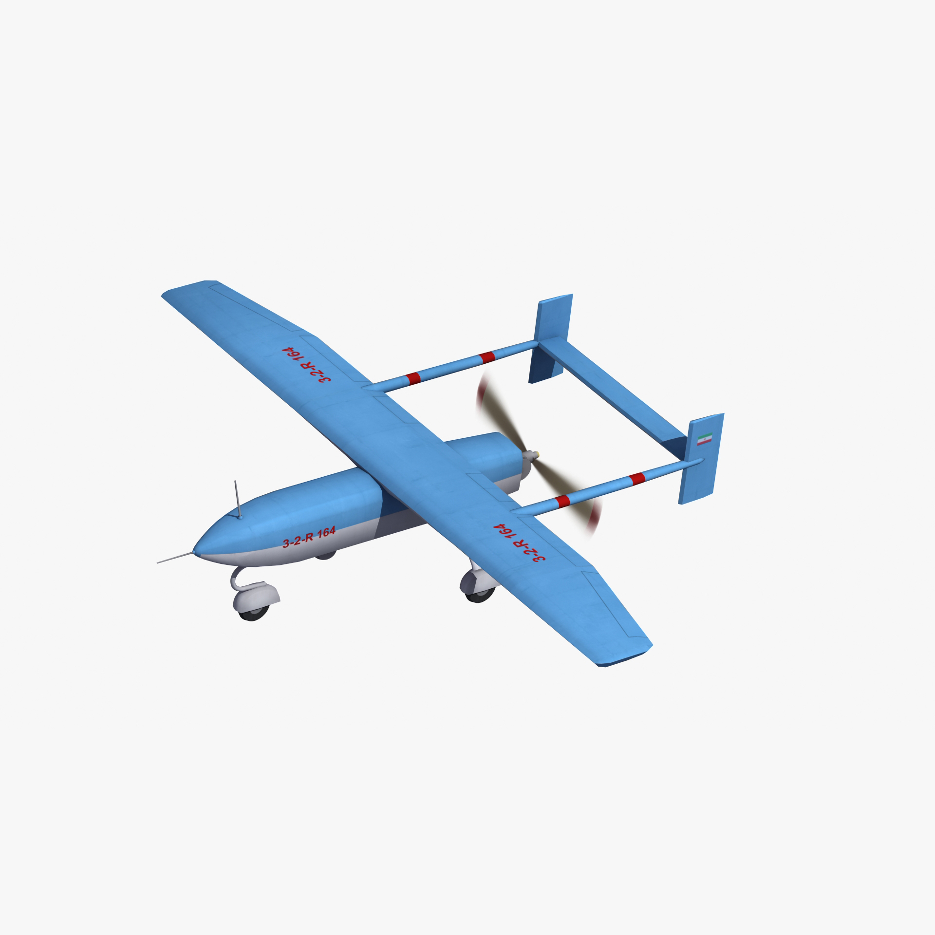 3D ababil-3 drone uav - TurboSquid 1454943