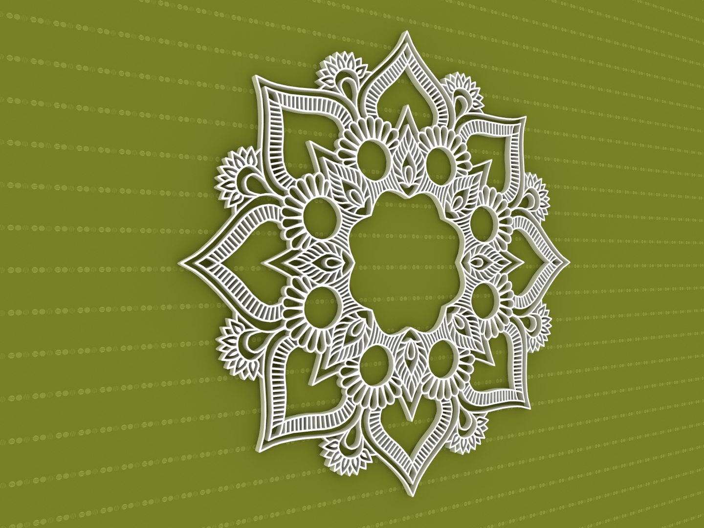 Mandala cnc 3D model - TurboSquid 1454972
