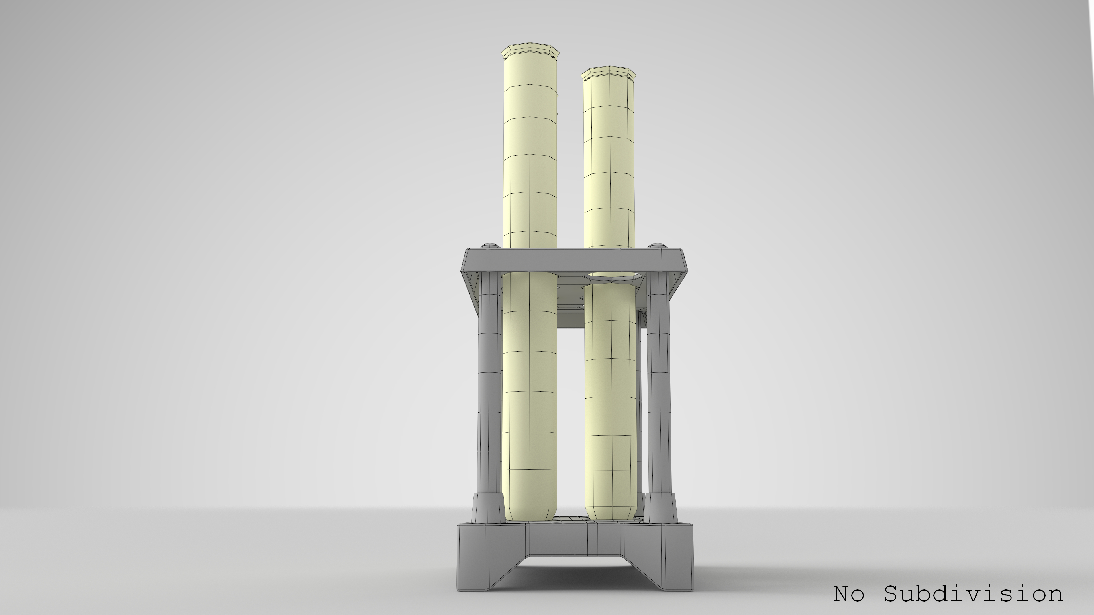 3d laboratory tripod test model