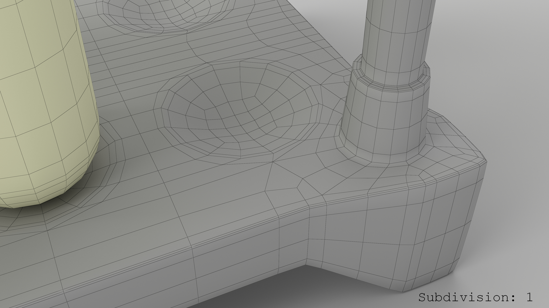 3d laboratory tripod test model