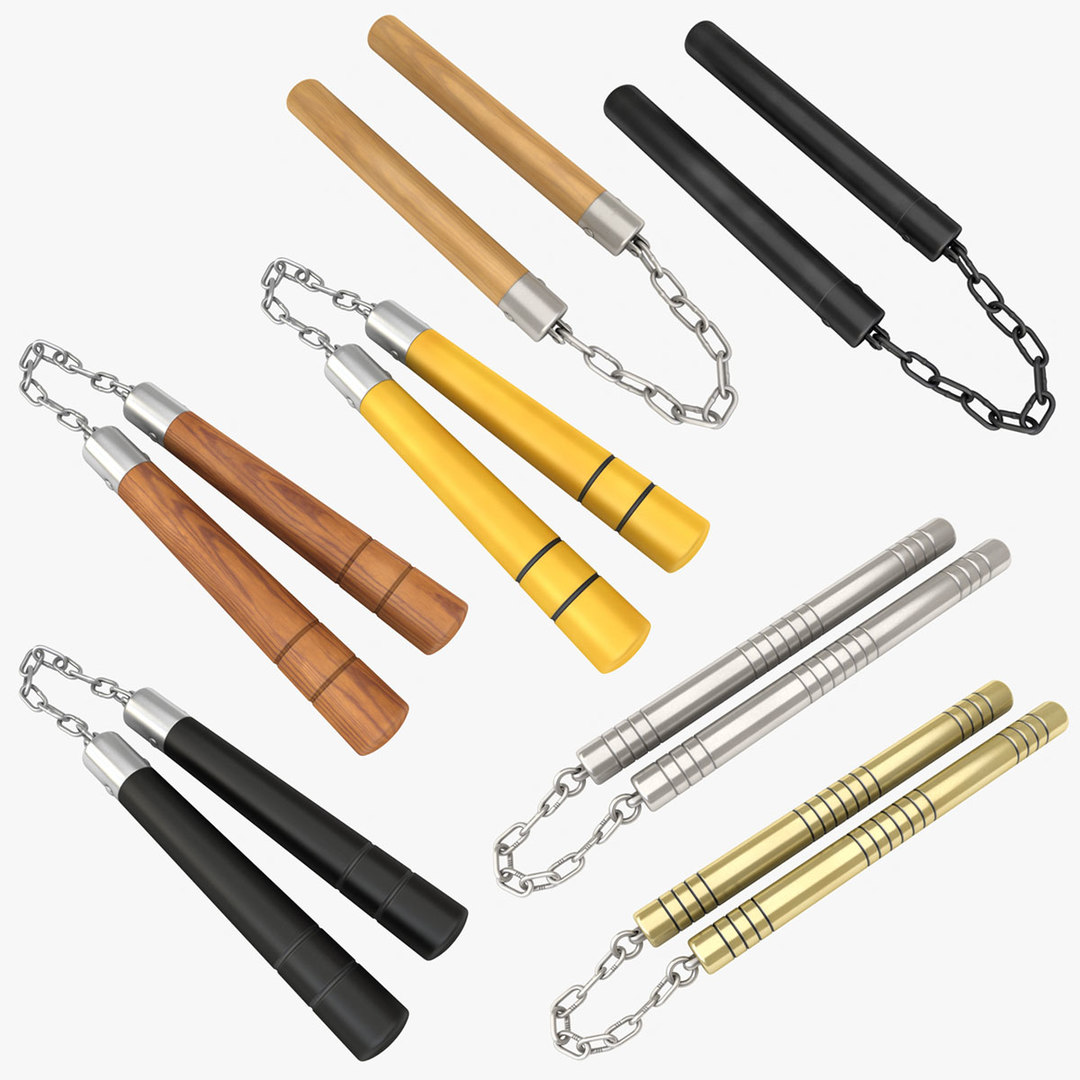 Nunchaku scanline model - TurboSquid 1455181