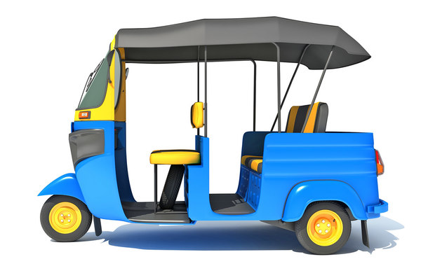 3D auto rickshaw model - TurboSquid 1455233