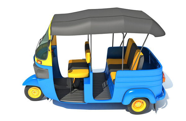 3D auto rickshaw model - TurboSquid 1455233