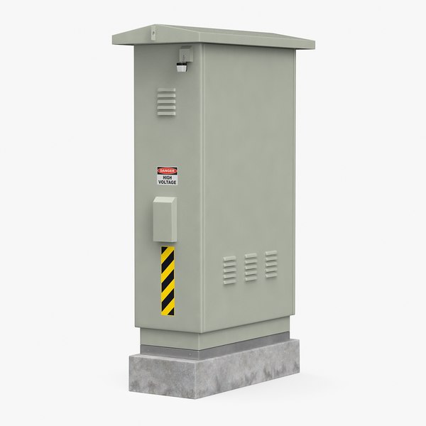 Electrical box 3D model - TurboSquid 1455331