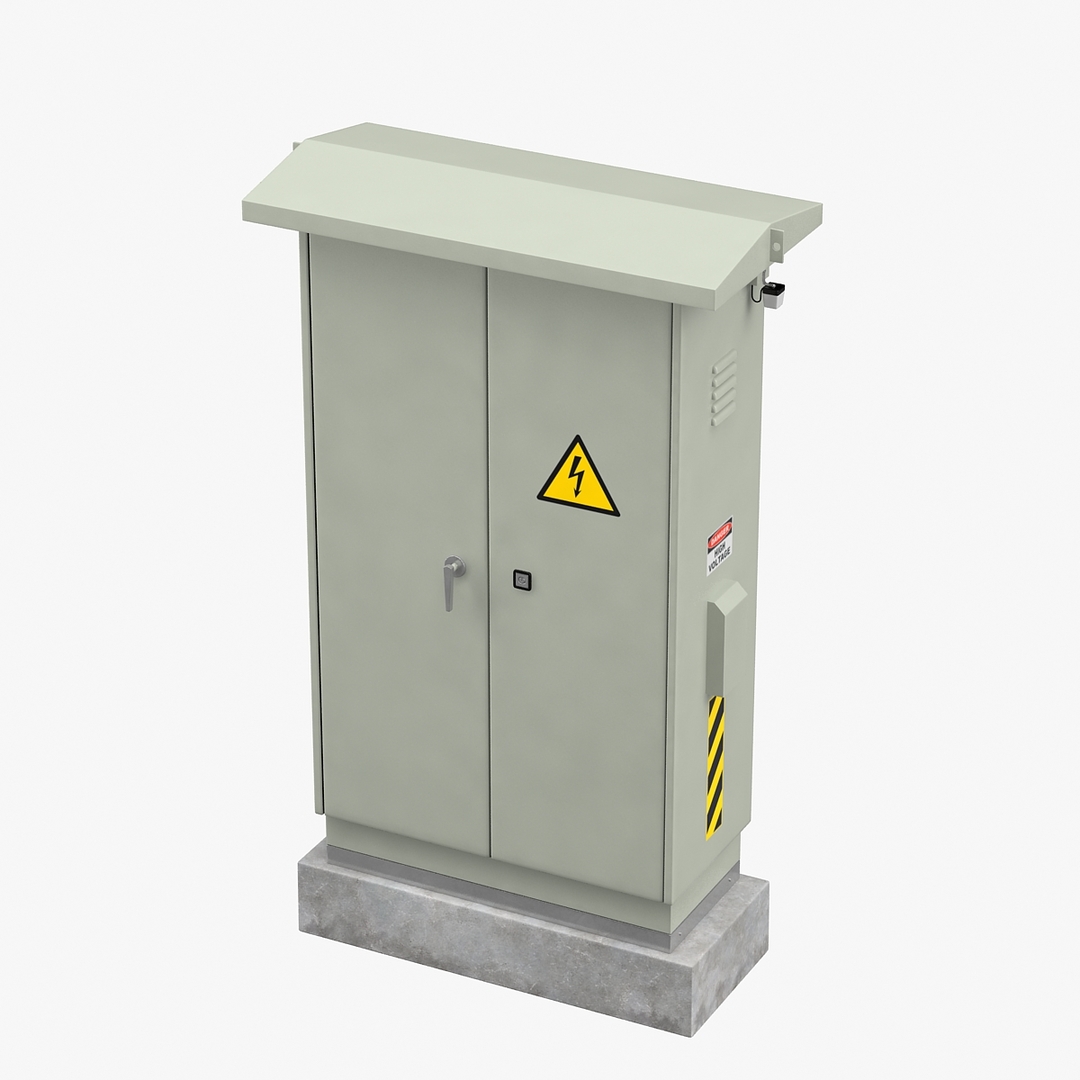 Electrical box 3D model - TurboSquid 1455331
