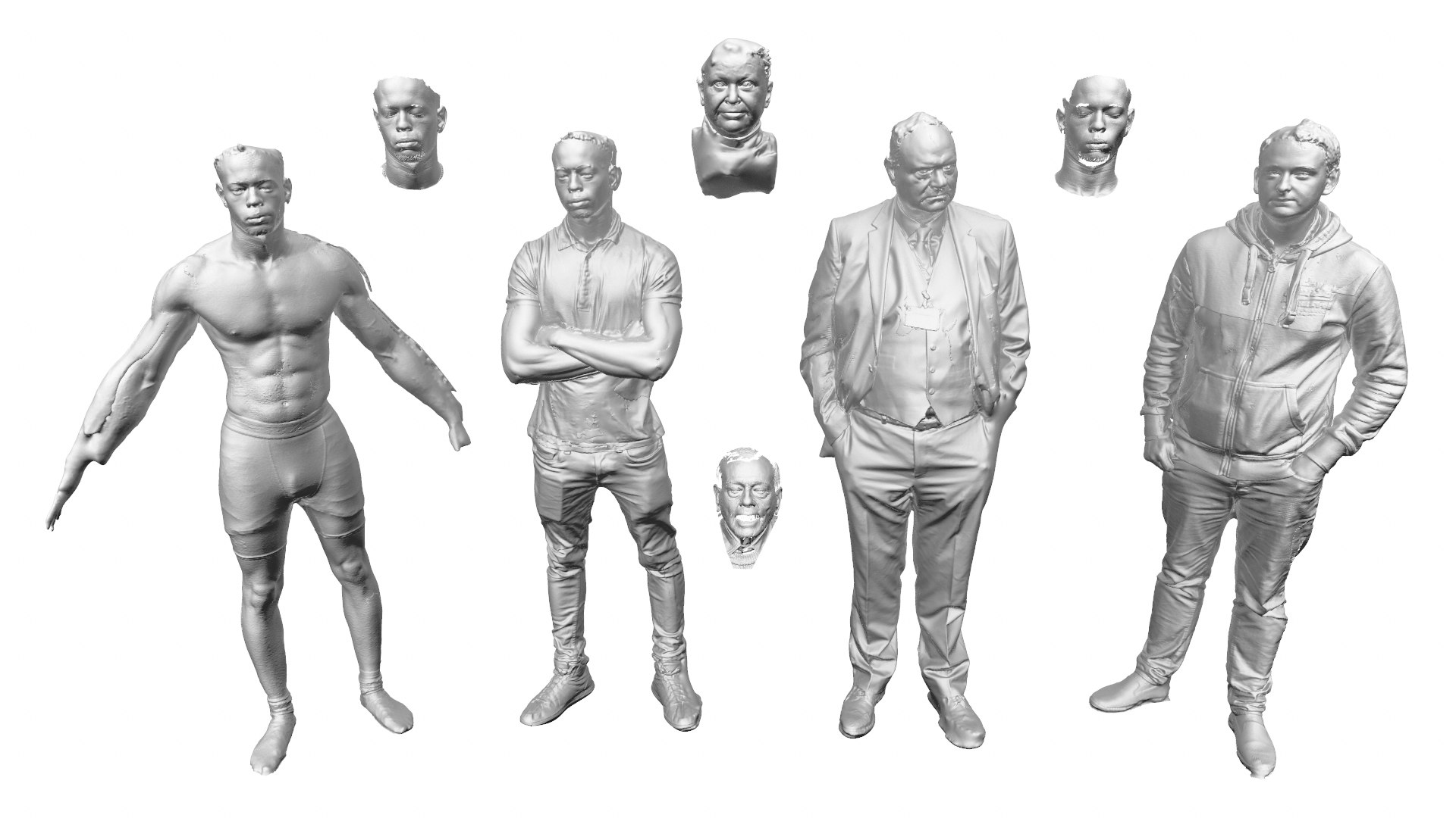 Human body scan data 3D model - TurboSquid 1455362