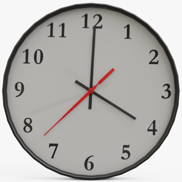 Clock Blender Models for Download | TurboSquid