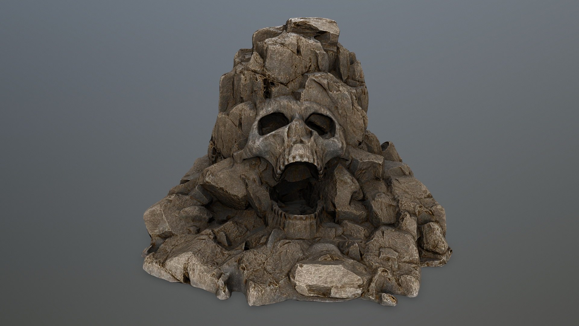 Skull gate 3D - TurboSquid 1455613