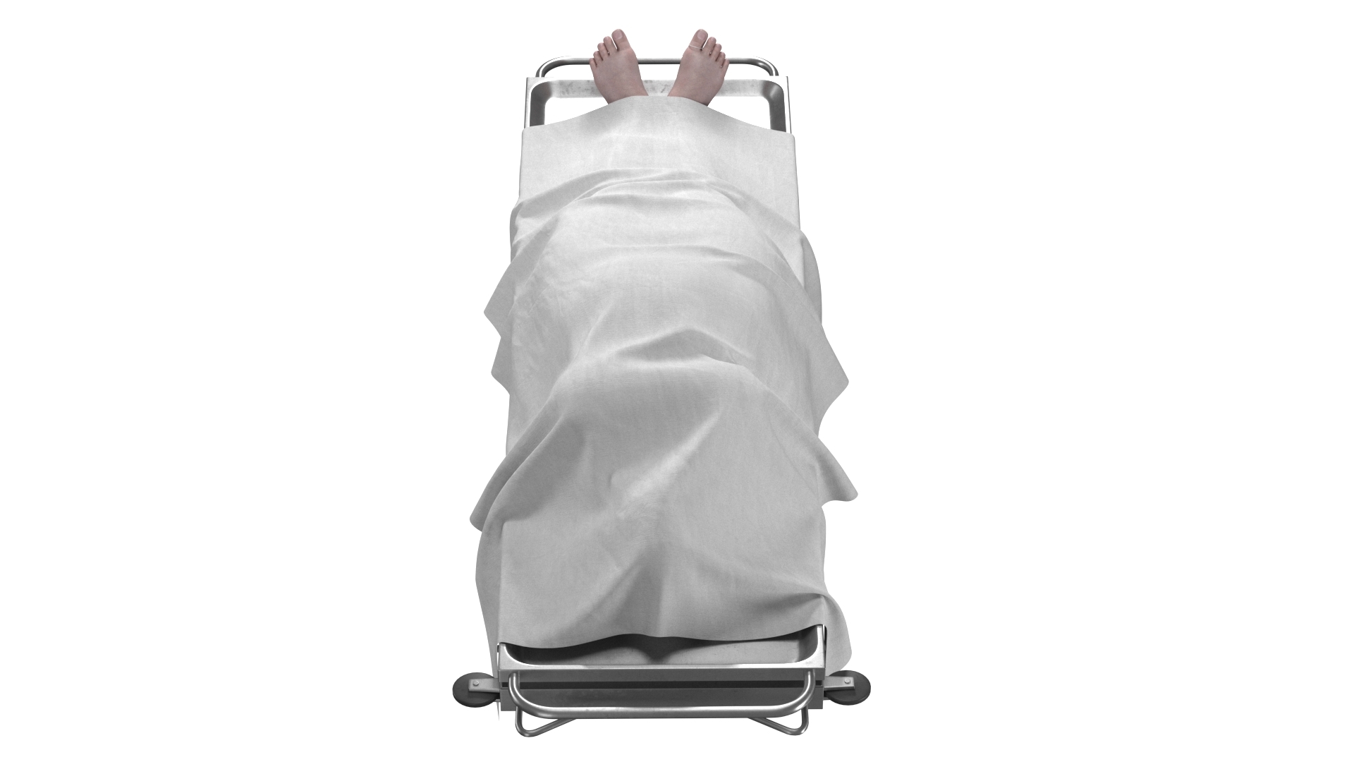 3D realistic dead bodies covered - TurboSquid 1455688