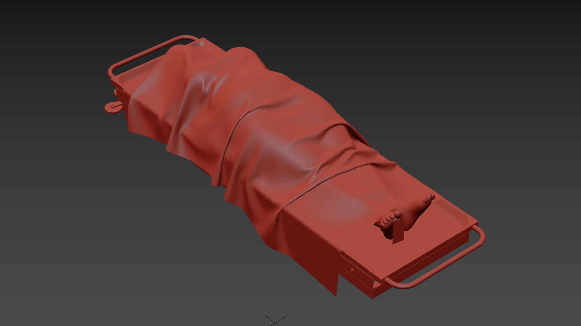 3D realistic dead bodies covered - TurboSquid 1455688