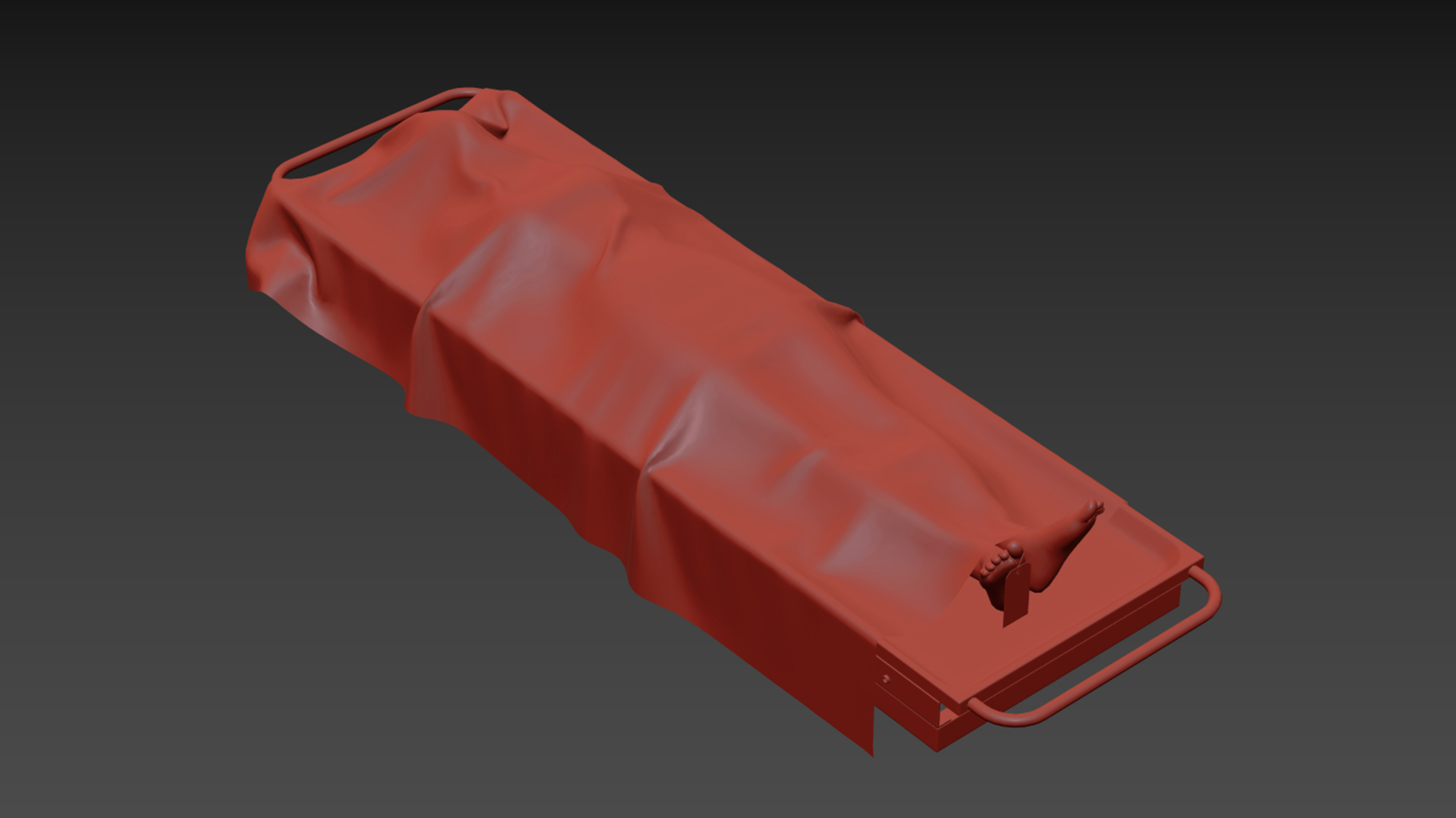 3D realistic dead bodies covered - TurboSquid 1455688