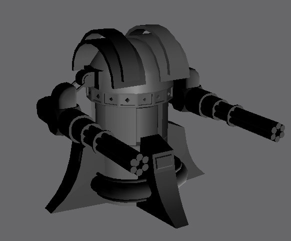 modelo 3d Gattling Tower.gmax - TurboSquid 199855