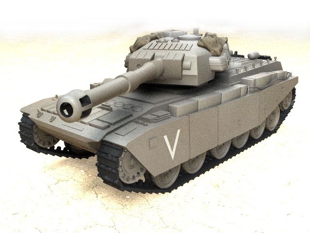 3d model centurion tank