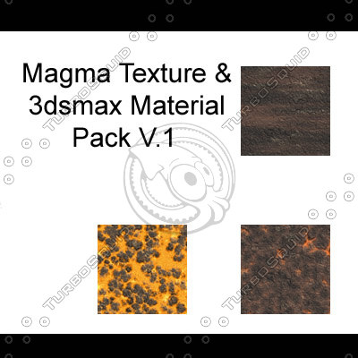 Materials 3ds Max Texture magma texture pack