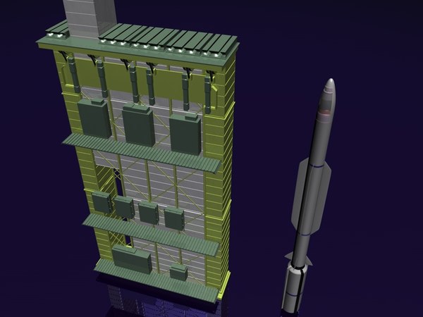 missile mk 57 3d model