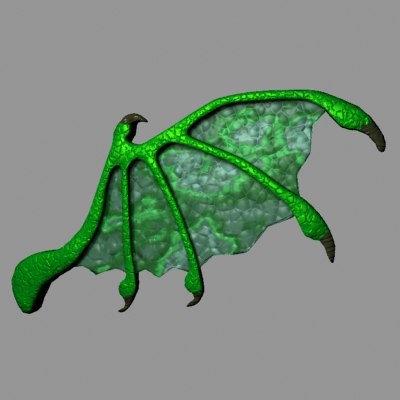 dragon wing 3d model