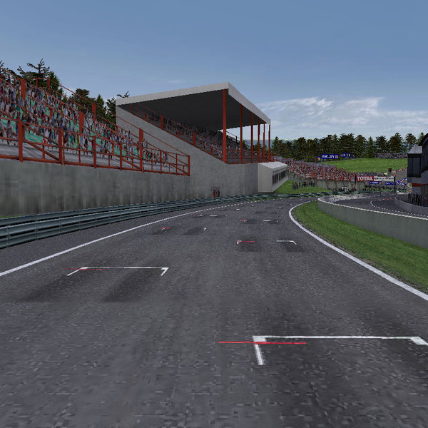 track spa francorchamps 3d model