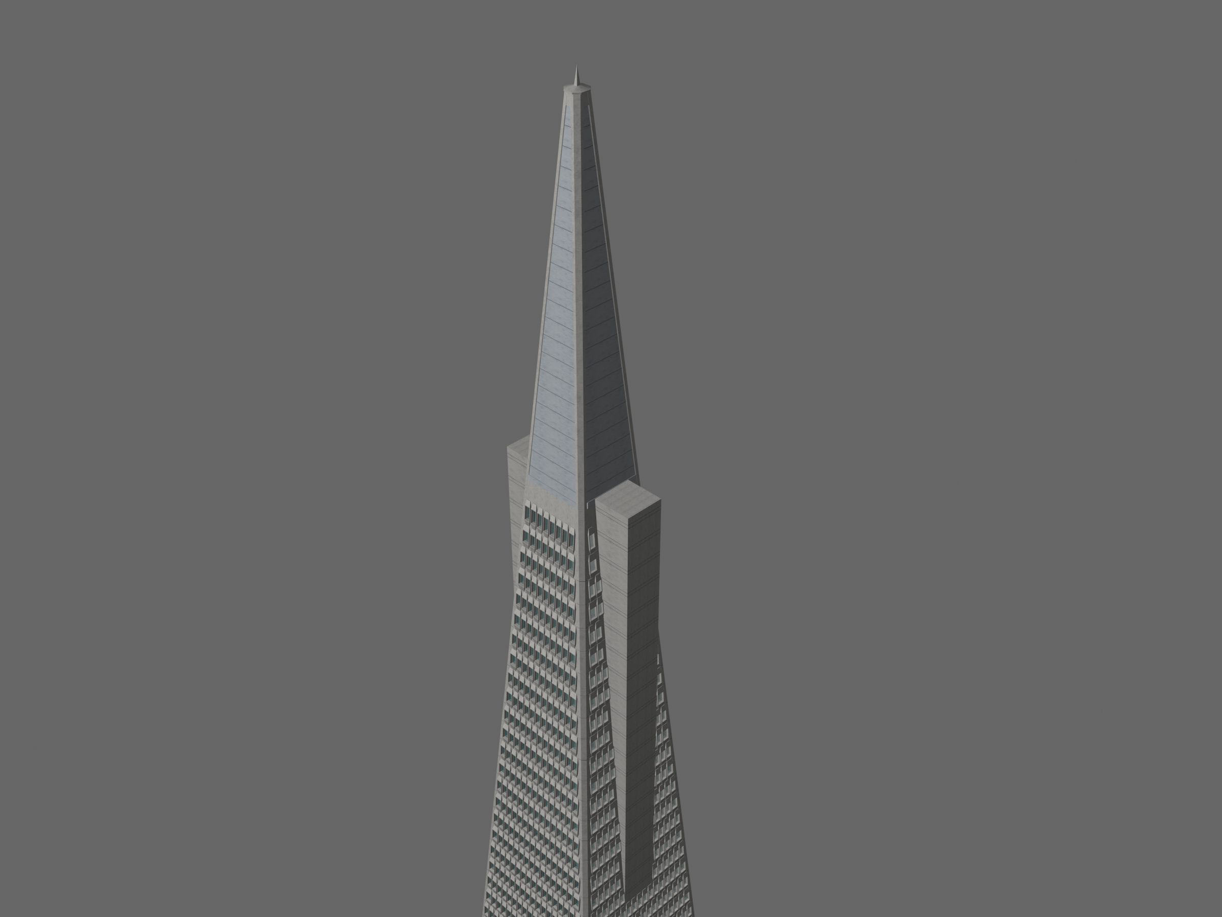 transamerica san francisco 3d model