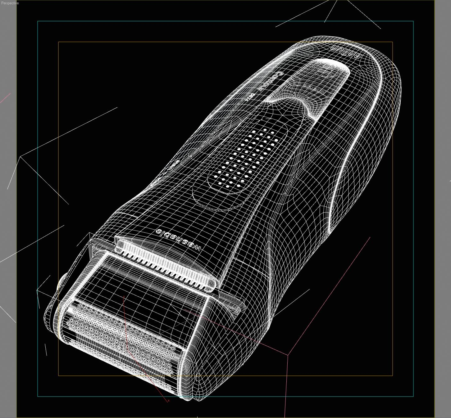 shavers men 3d model