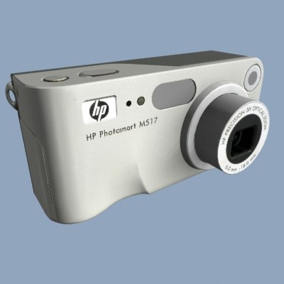 hp photosmart m517 digital camera 3d model