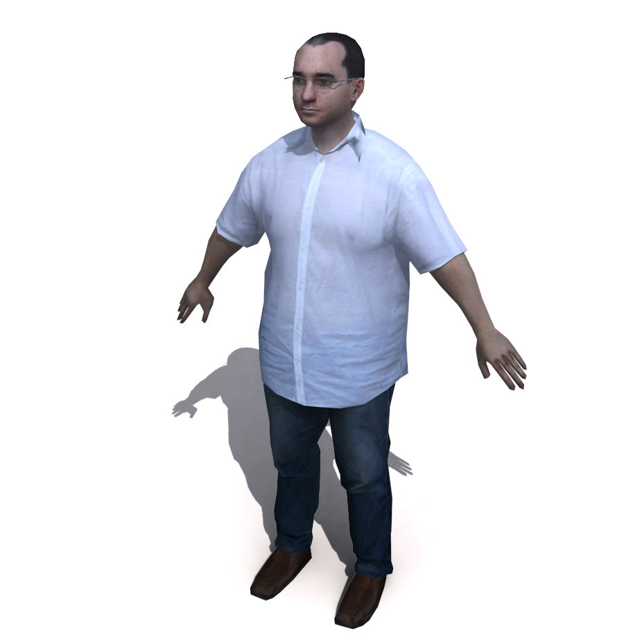 human character 3d model