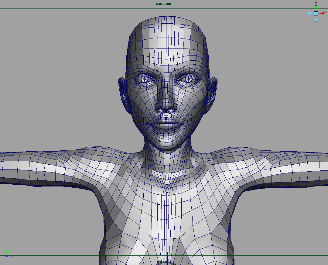 human female 3d model