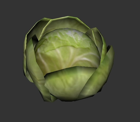lettuce 3d model