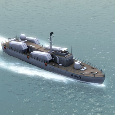 3d chinese navy huangfeng fac model