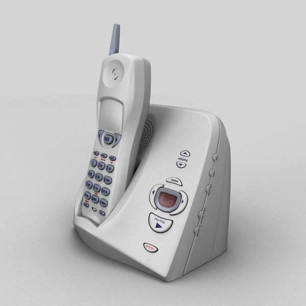 3d cordless telephone model