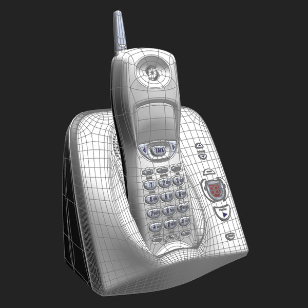 3d cordless telephone model