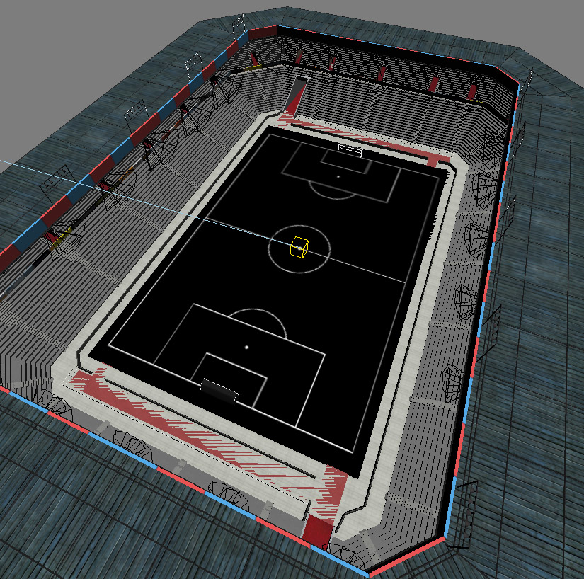 st jacob park stadium 3d model