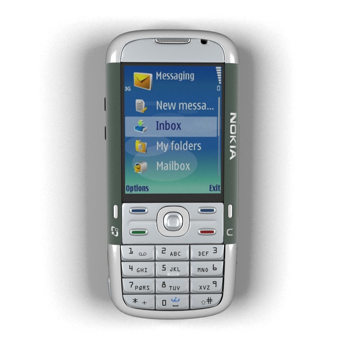 3d nokia 5700 cell phone model