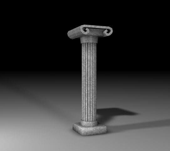 3ds roman pillar