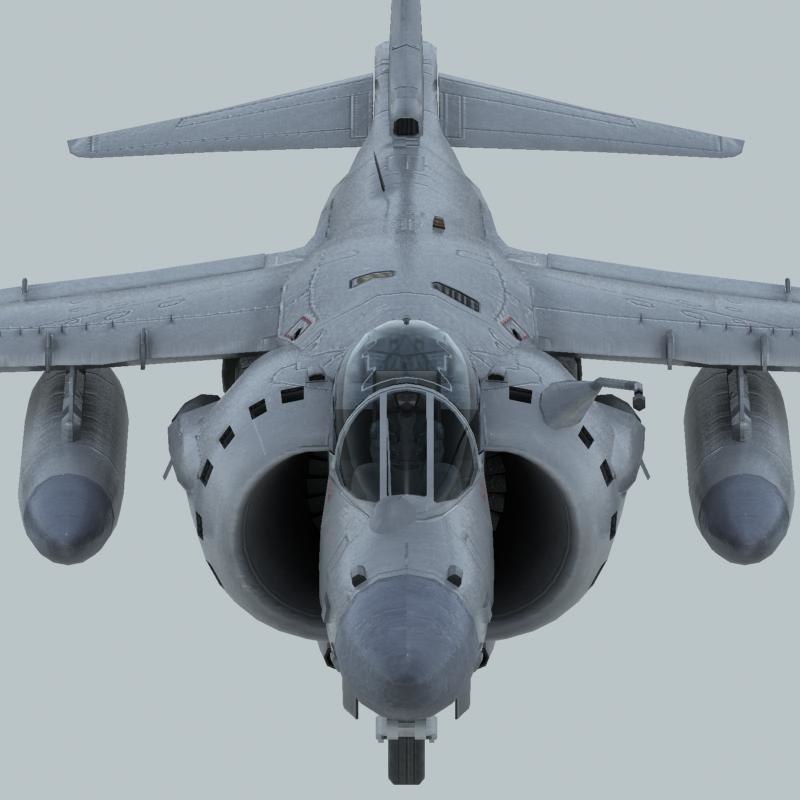 harrier fa mk2 3d model