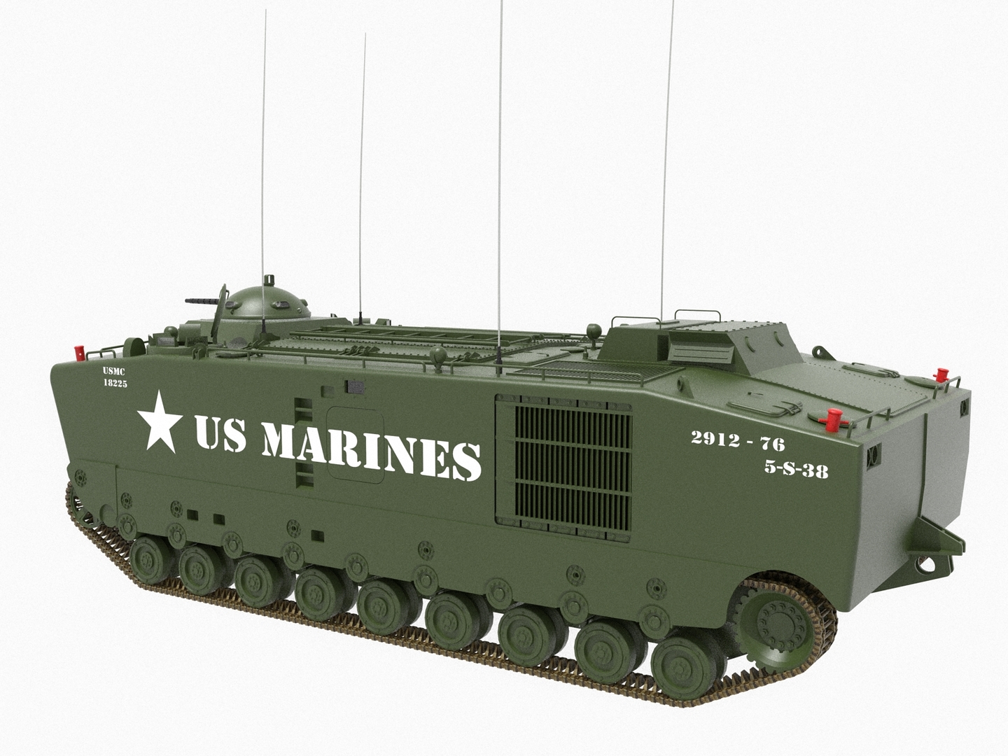 3D vehicle lvtp-5 model - TurboSquid 1455822