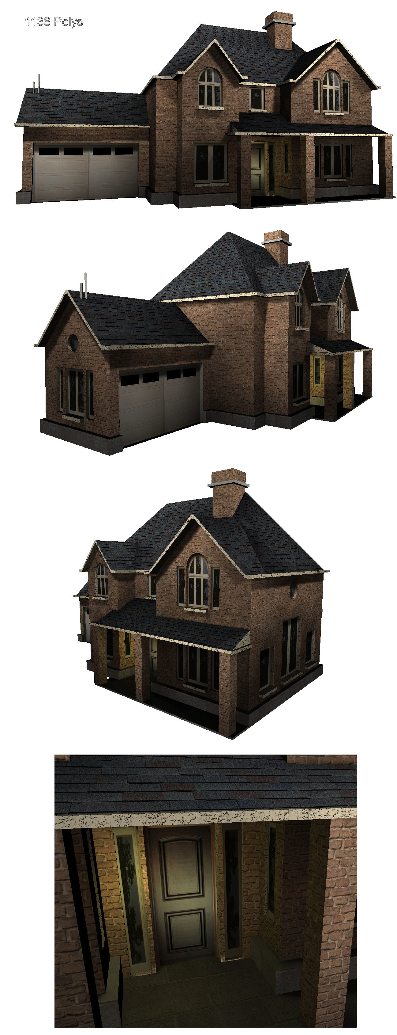 build suburb housing pack 3d 3ds