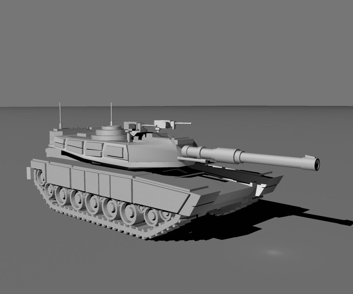 3d tank m1a abrams