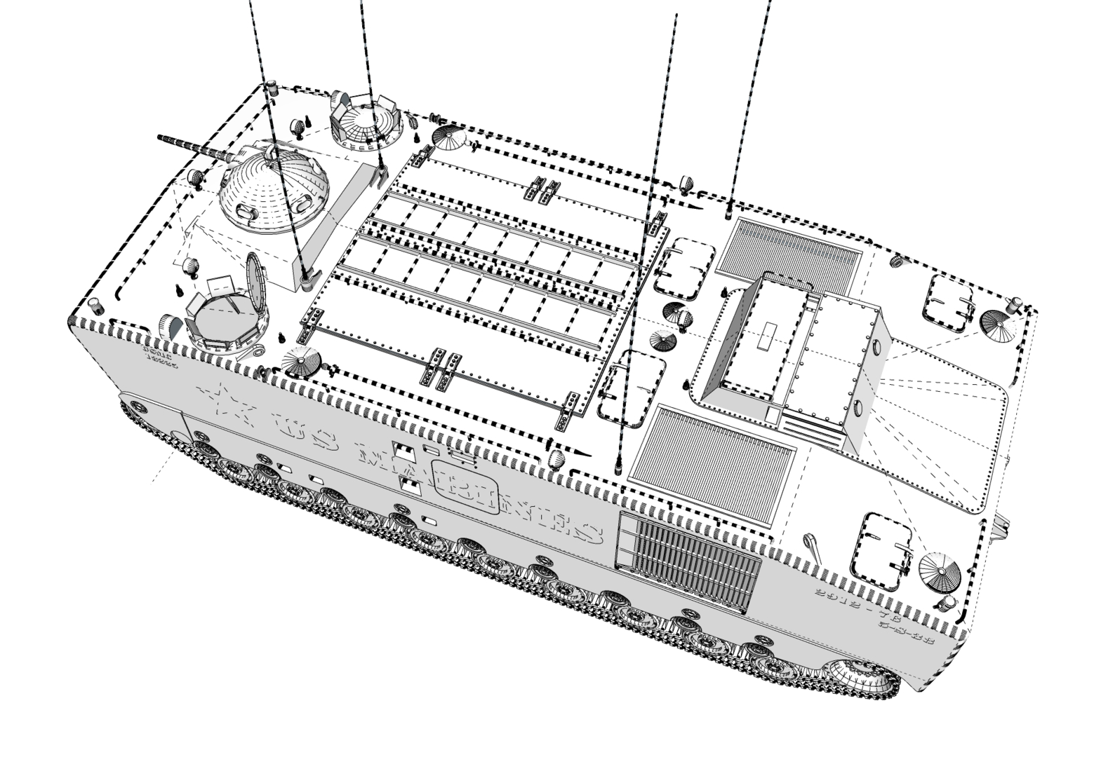 3D vehicle lvtp-5 model - TurboSquid 1455822