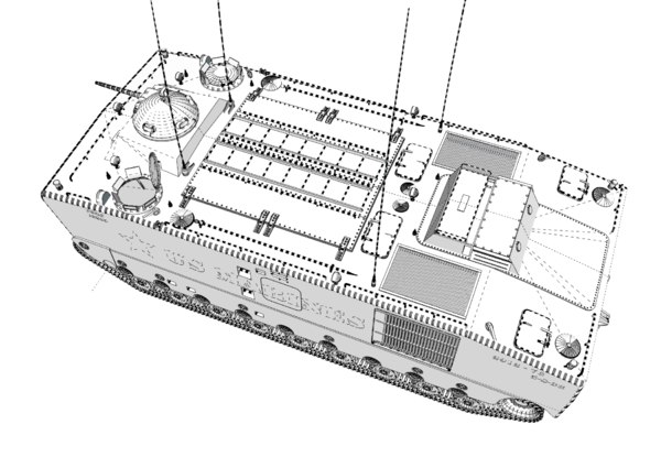 3D vehicle lvtp-5 model - TurboSquid 1455822