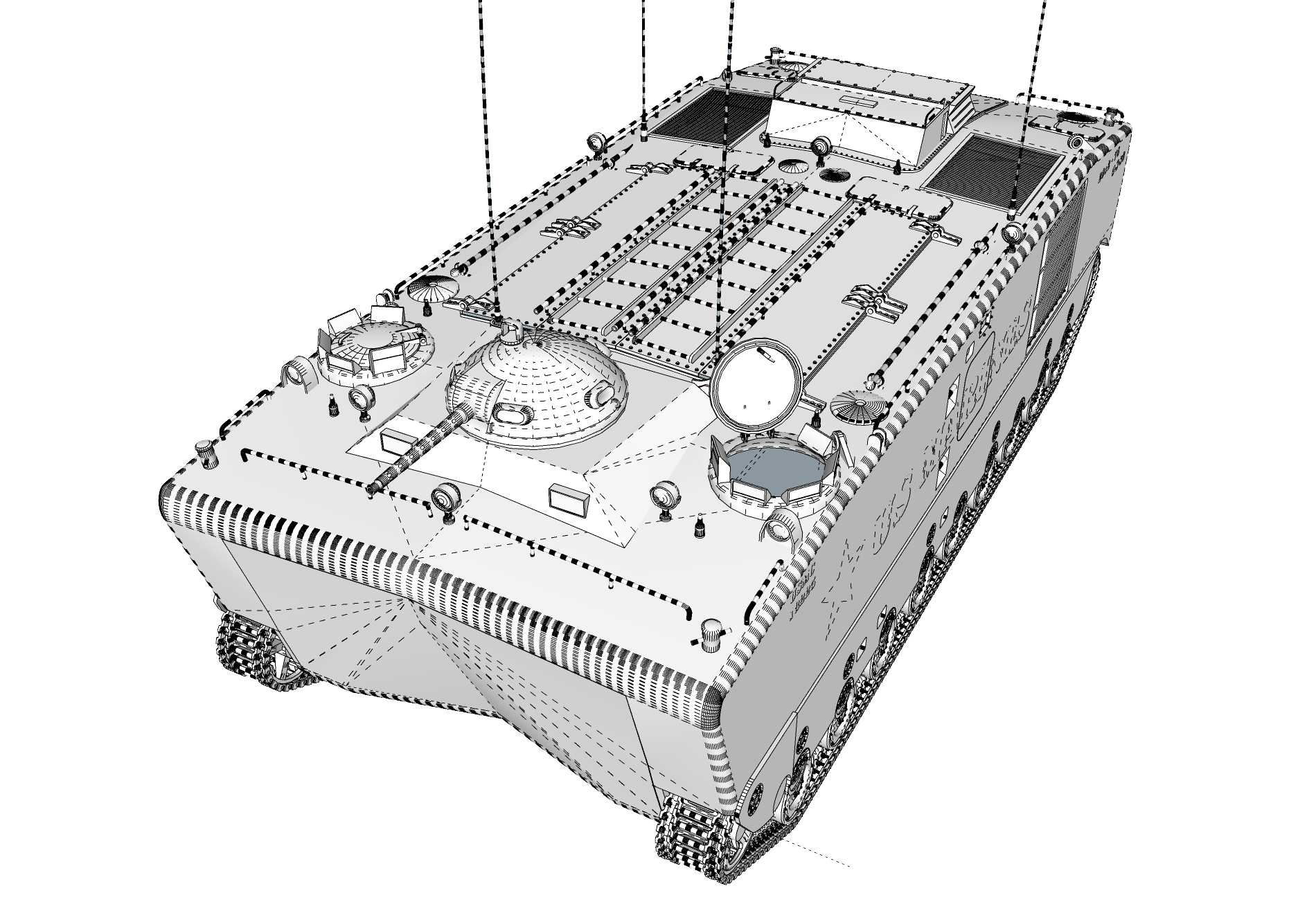 3D vehicle lvtp-5 model - TurboSquid 1455822