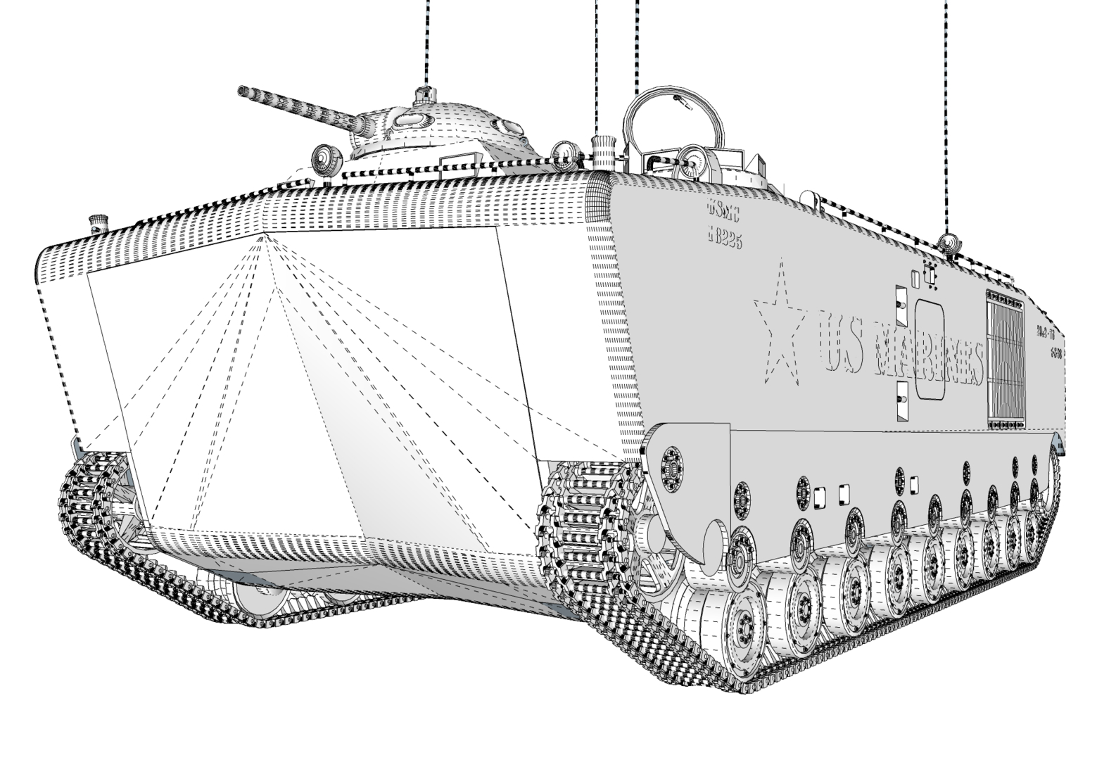 3D vehicle lvtp-5 model - TurboSquid 1455822